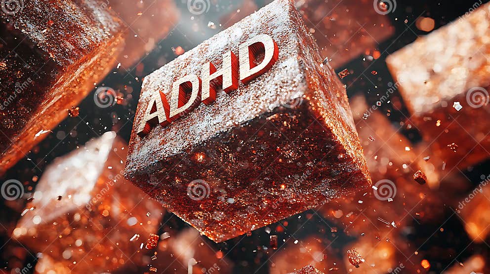 Visualizing ADHD Fragmented Brain Representation Creative Space Digital ...