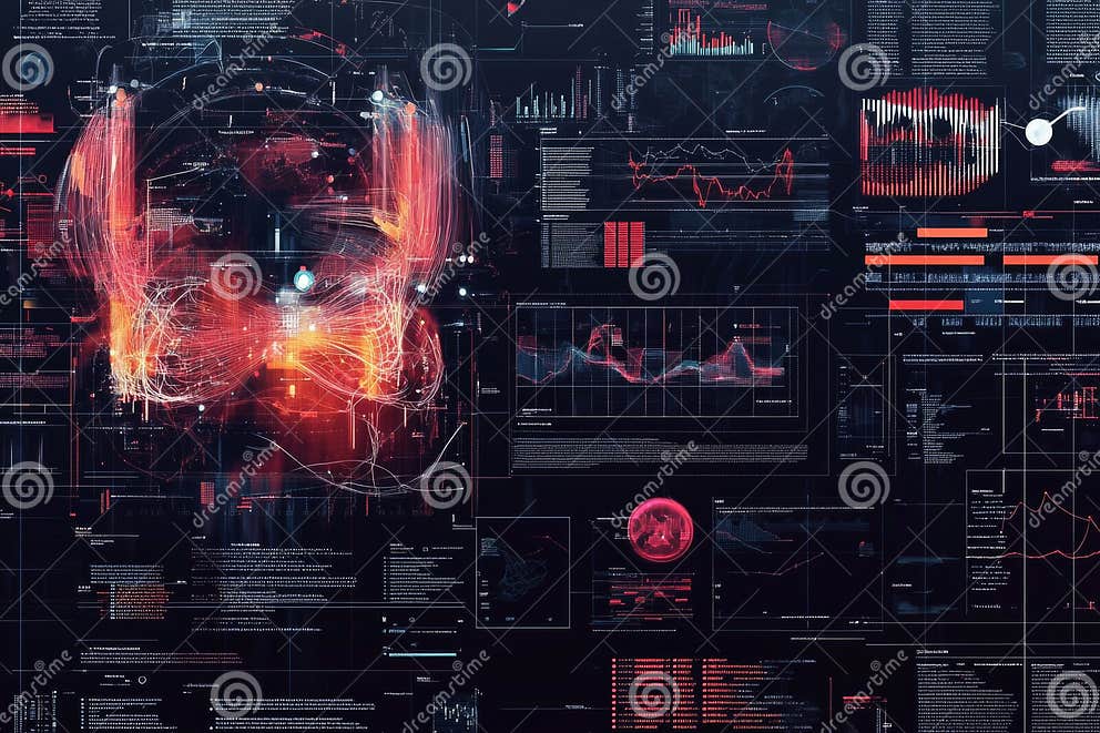 Visualizing Ai Systems Transforming Data Inputs into Insights with Advanced Algorithms Stock ...