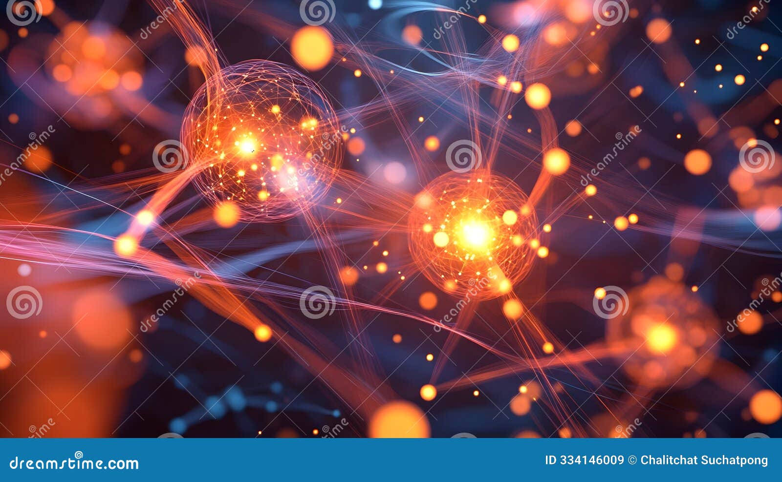 Visualizing Atomic Energy Transformation And Fusion Fission Reaction ...
