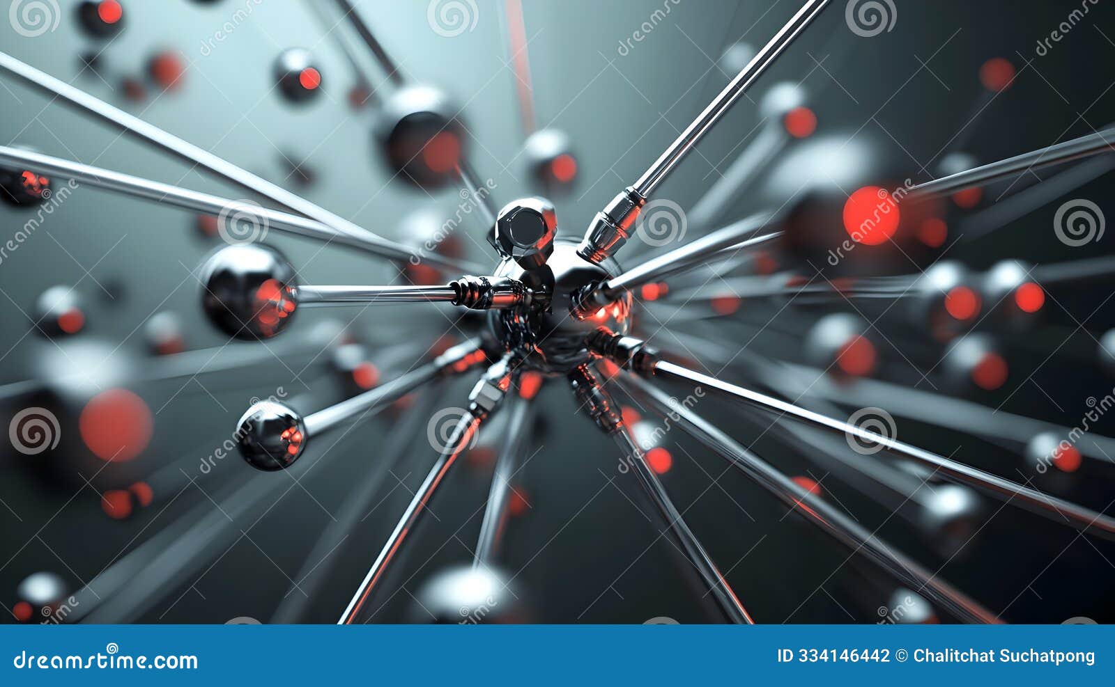 Control Rods Regulating Nuclear Fission Energy Process Atomic Reactor ...