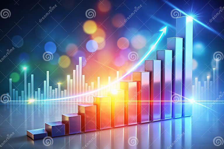 Visualizing Business Growth a Panoramic 3D Bar Chart Explores Data ...