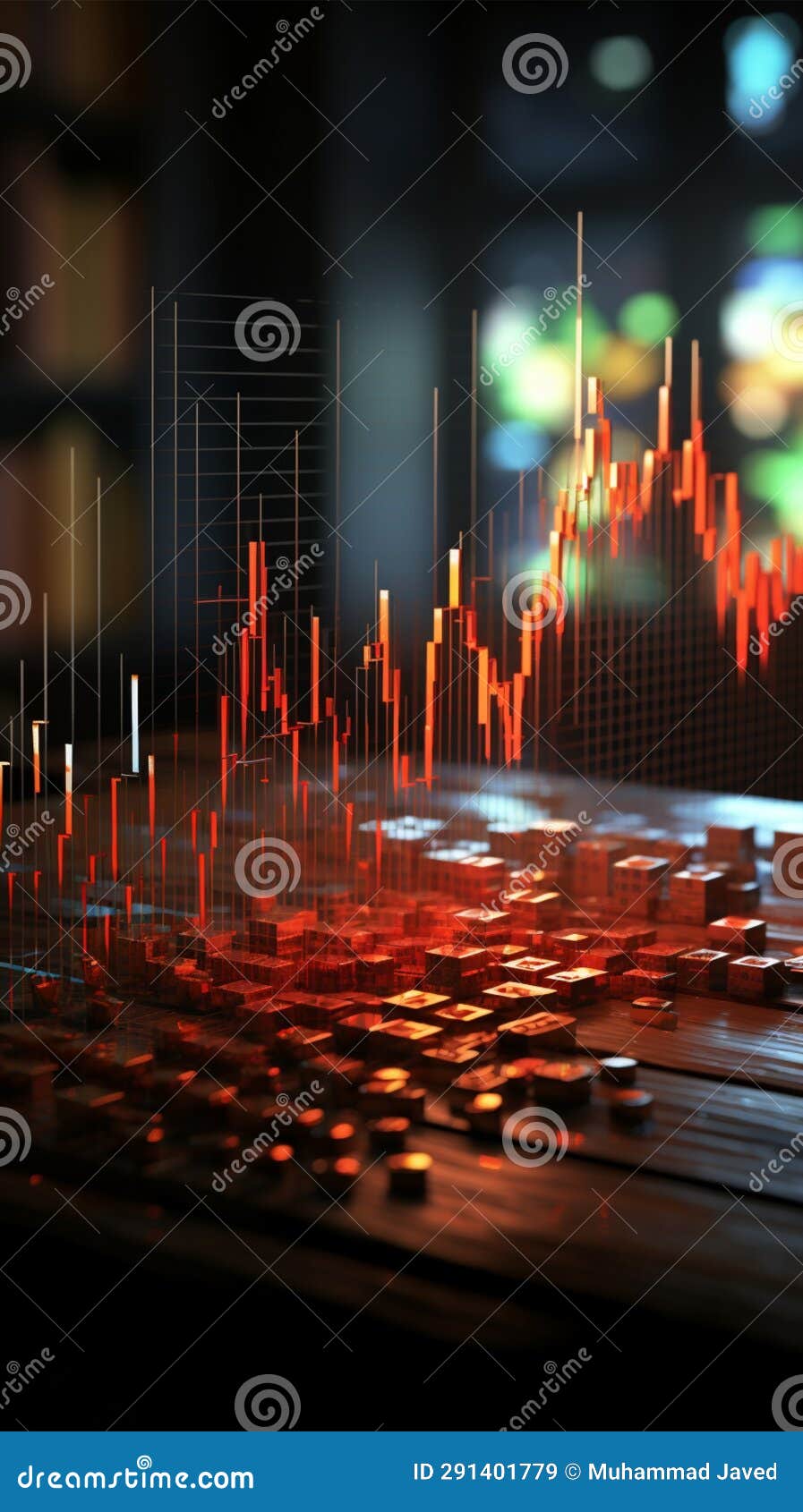 Visualizing Change Blurred Trading Graph Features Percent Symbol ...