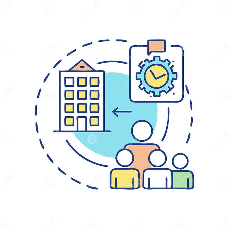 Visualizing Corporate Restructuring Plans Stock Vector - Illustration ...