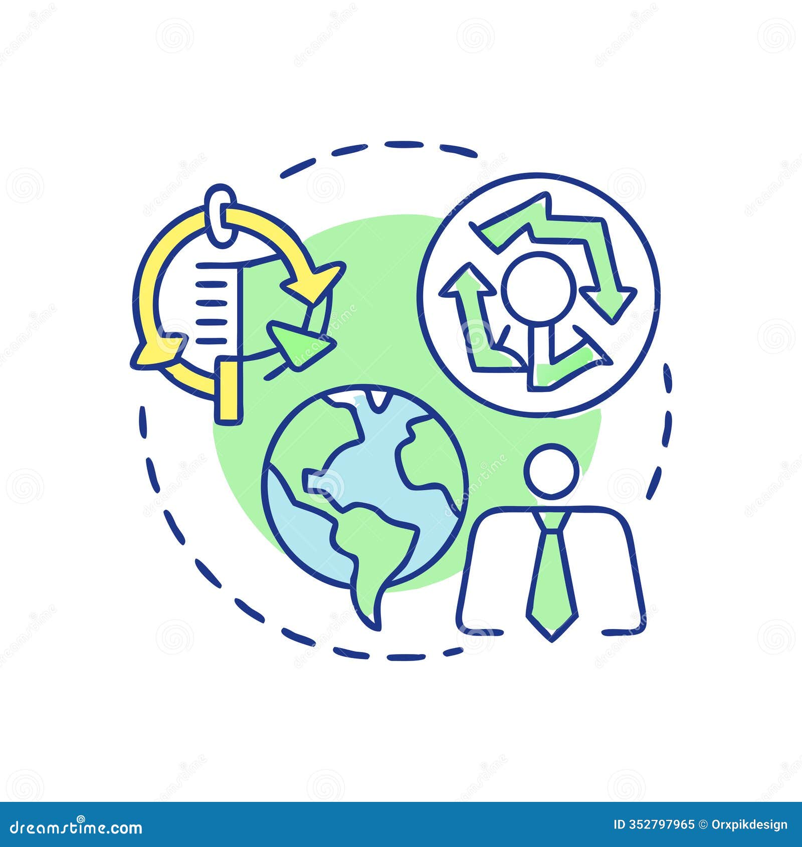 Visualizing Corporate Structure Evaluation Cartoon Vector ... Visualizing Corporate Structure Evaluation Cartoon Vector ...