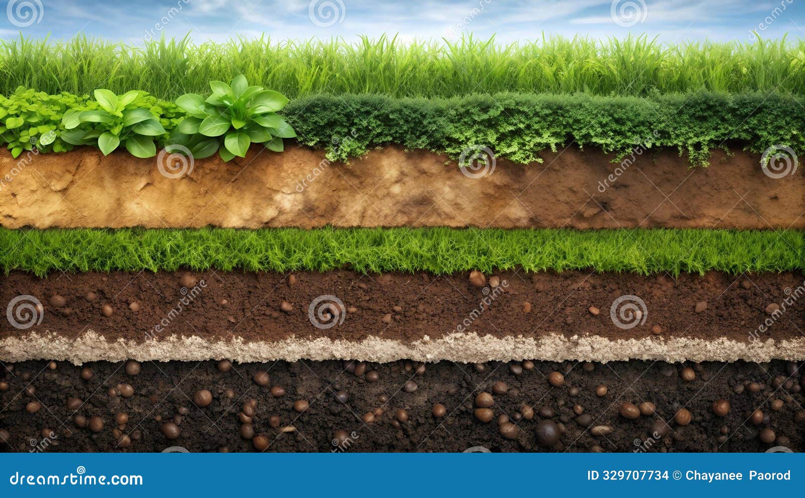 Visualizing the Diverse Textures of Garden Soil AI Generated Stock ...