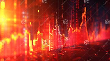Visualizing Financial Success: a Financial Chart Depicting Growth and ...