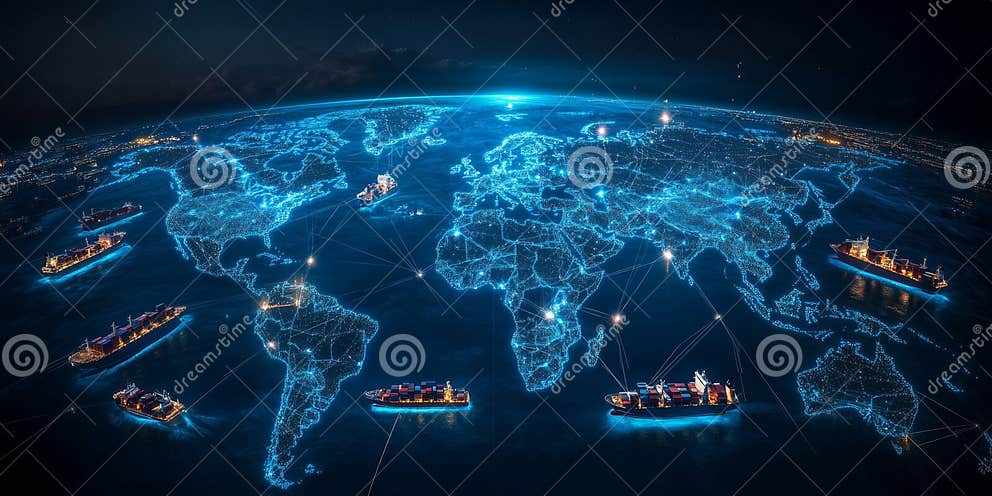 Visualizing the Global Logistics and Cargo Shipping Network for ...
