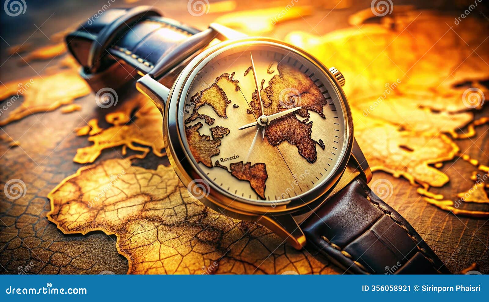 Visualizing Global Time Zones a DoubleExposure World Map with ...