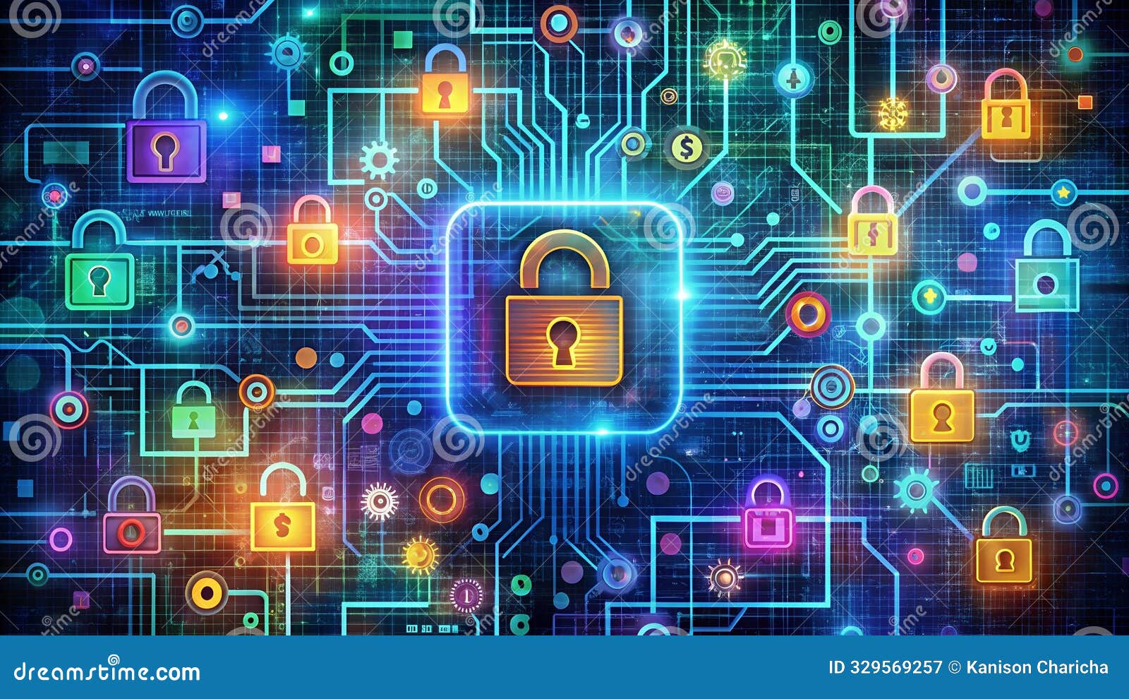 Visualizing the Intertwined World of DevSecOps AI Generated Stock Image ...