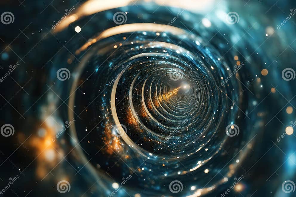 Visualizing the Journey through a Cosmic Vortex in Deep Space at ...