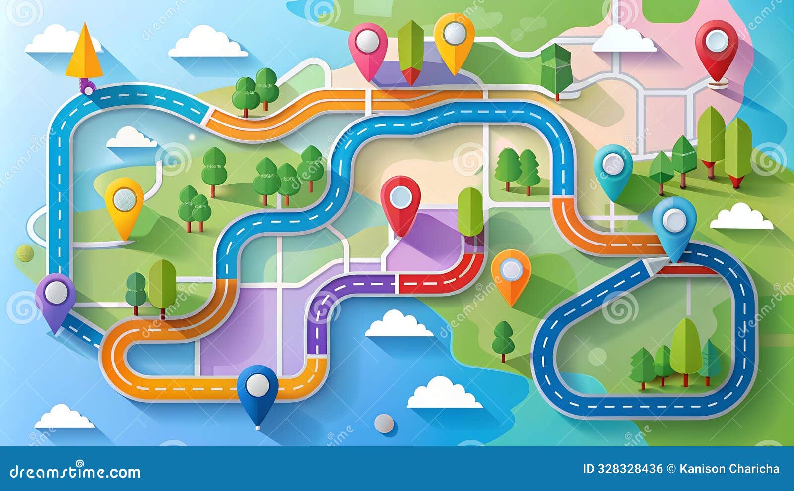 OBJECTIVES Colorful Overlapping Letters Banner Vector Illustration ...