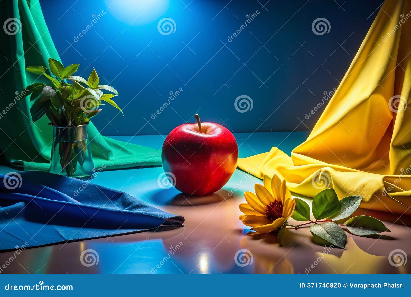 Visualizing Physics Concepts A Flat Design Long Exposure Illustration ...