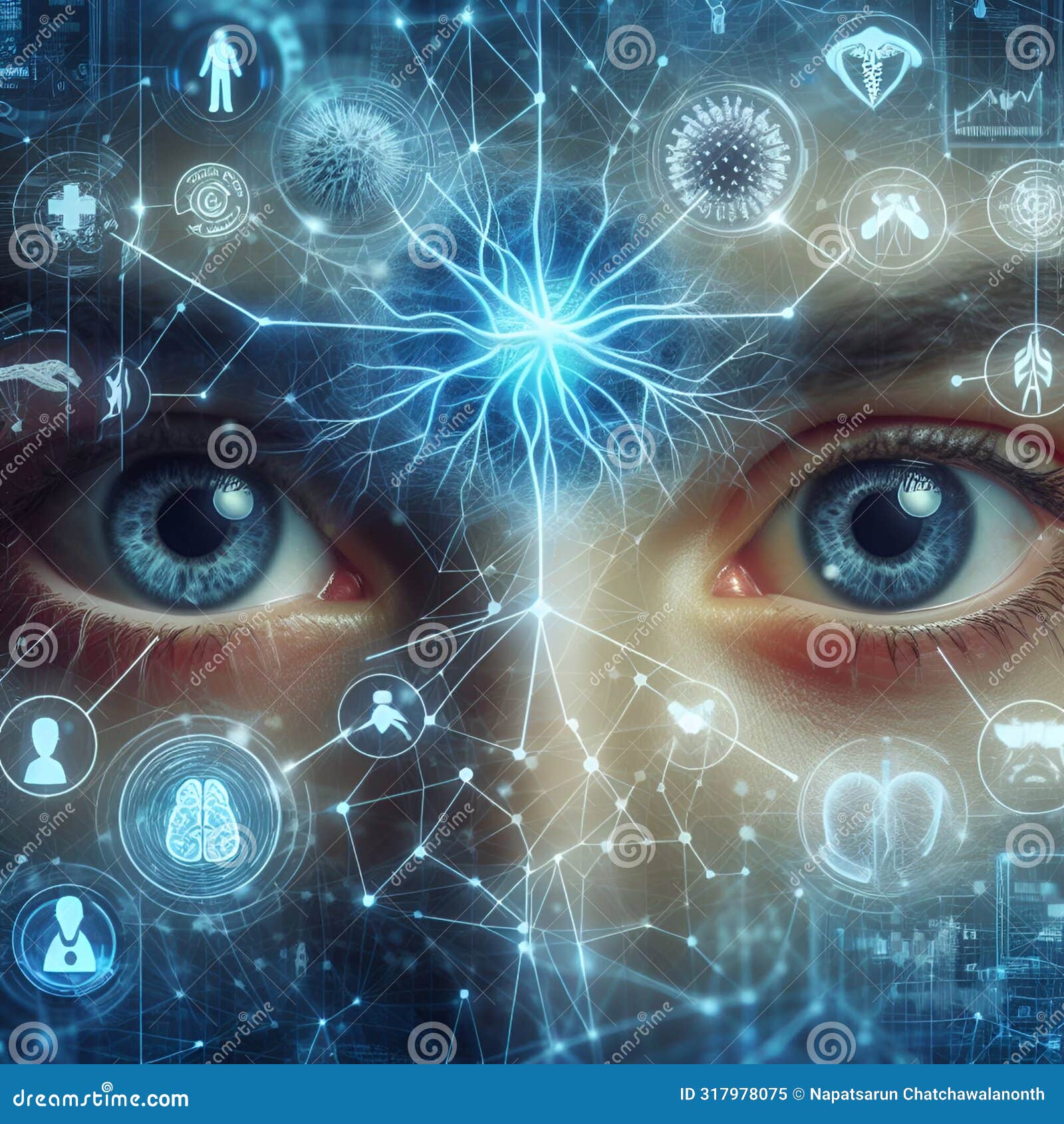 Visualizing Medical Insight: a Doctor S Analytical Journey. Stock ...