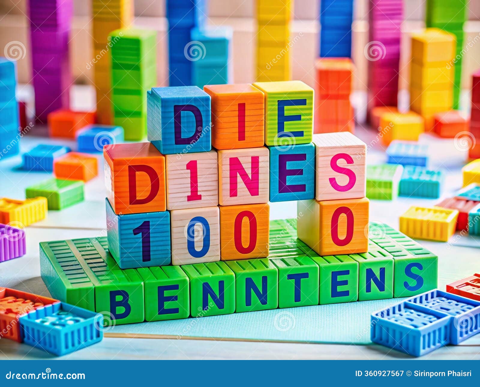 Place Value Hundreds Tens And Ones. 10 Blocks. And Single Blocks ...