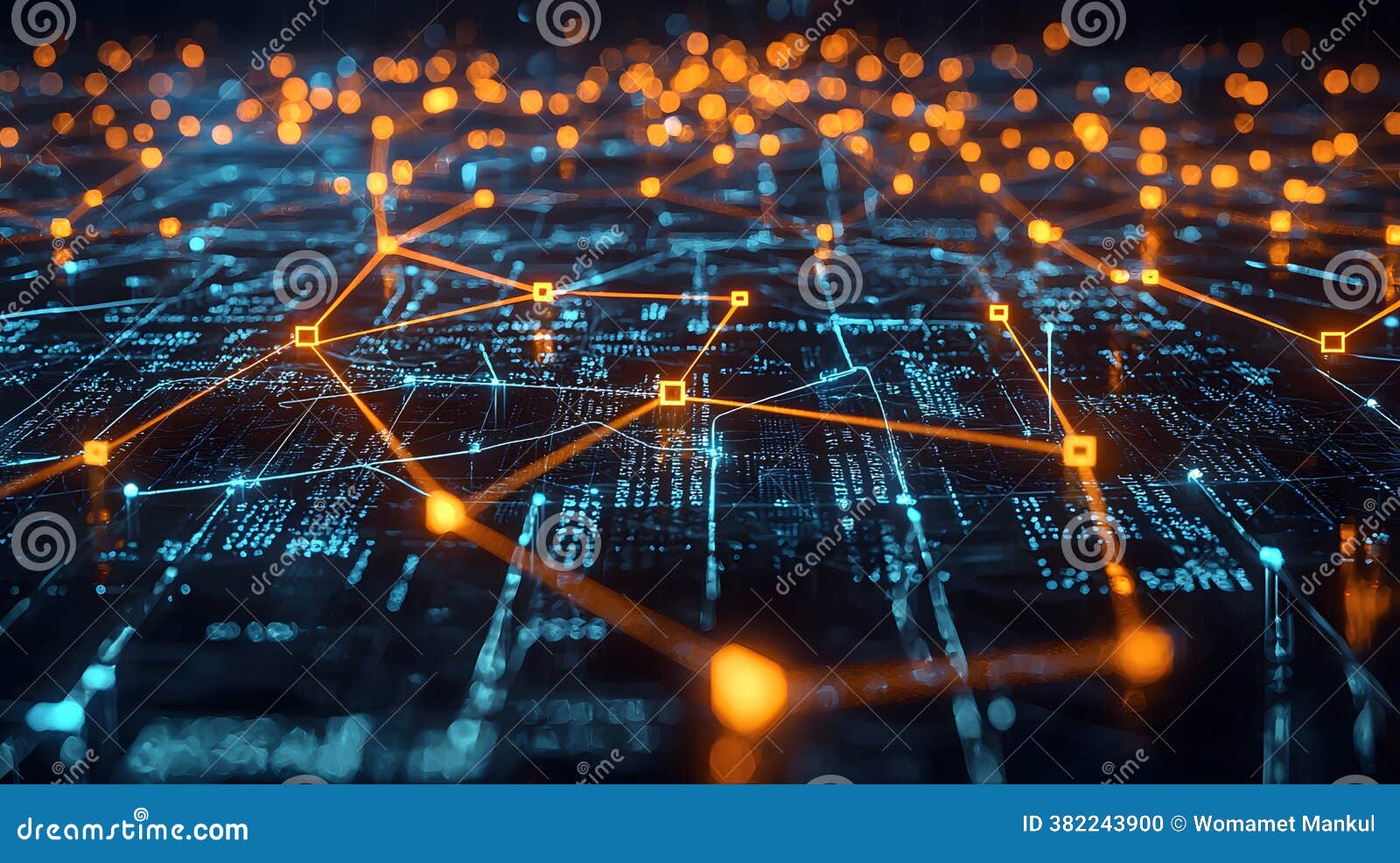 Visualizing Quantum Network Encryption Systems Royalty-Free Stock Image | CartoonDealer.com ...