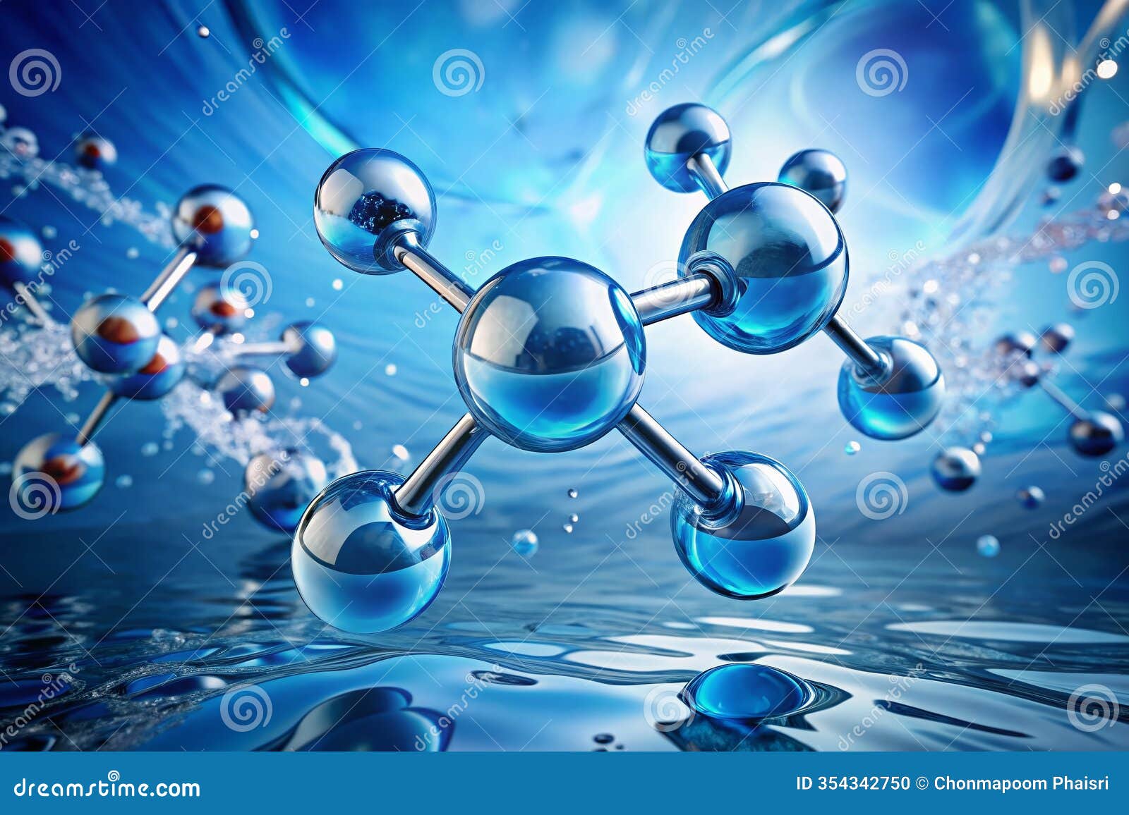 Visualizing the Water Molecule a Simplified 3D Model for Educational ...