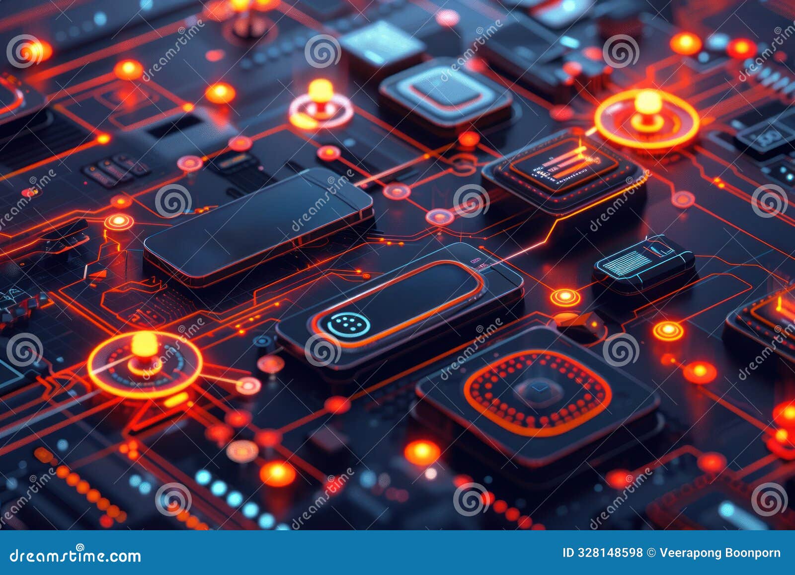 A Visually Appealing Design of a Flowchart with Intricate Details and ...