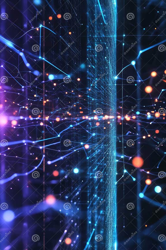 A Visually Appealing Digital Background Designed for Tech Processes and ...