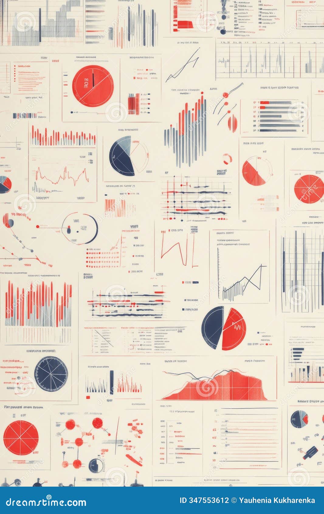Medical Charts Illustration Pattern Stock Illustration - Illustration ...