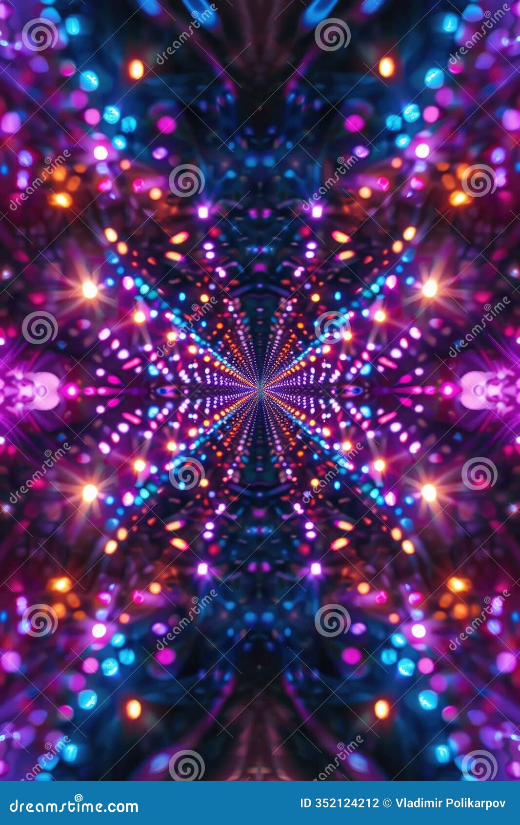 A Visually Appealing Pattern of Lights. Ideal for Backgrounds or ...