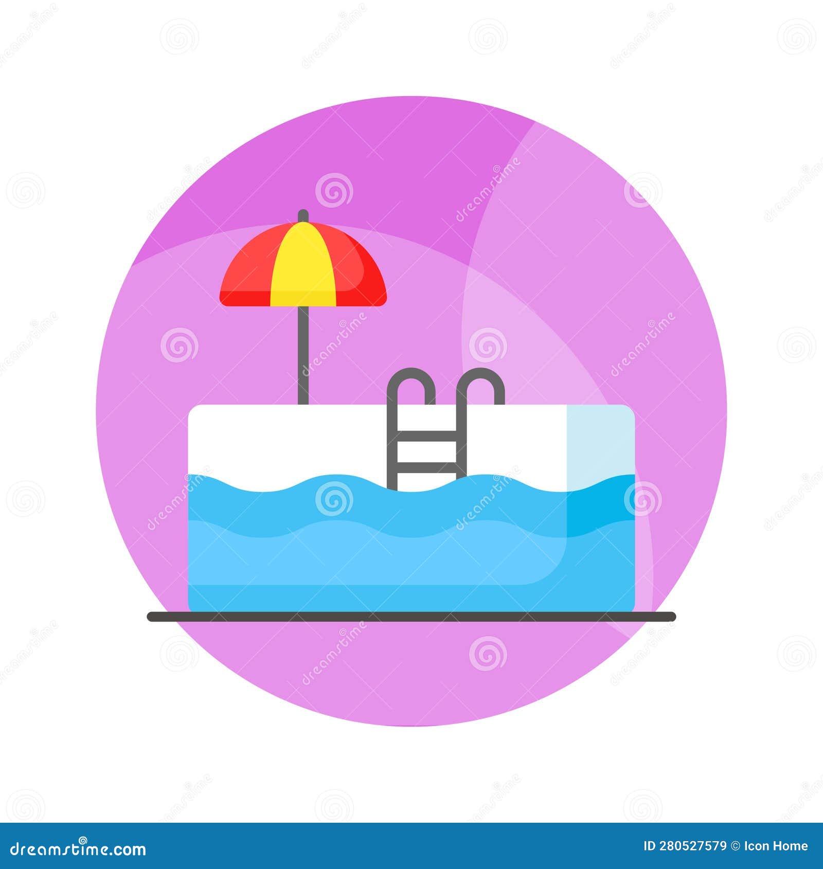 Visually Appealing Vector of Swimming Pool, Editable Lap Pool Concept ...