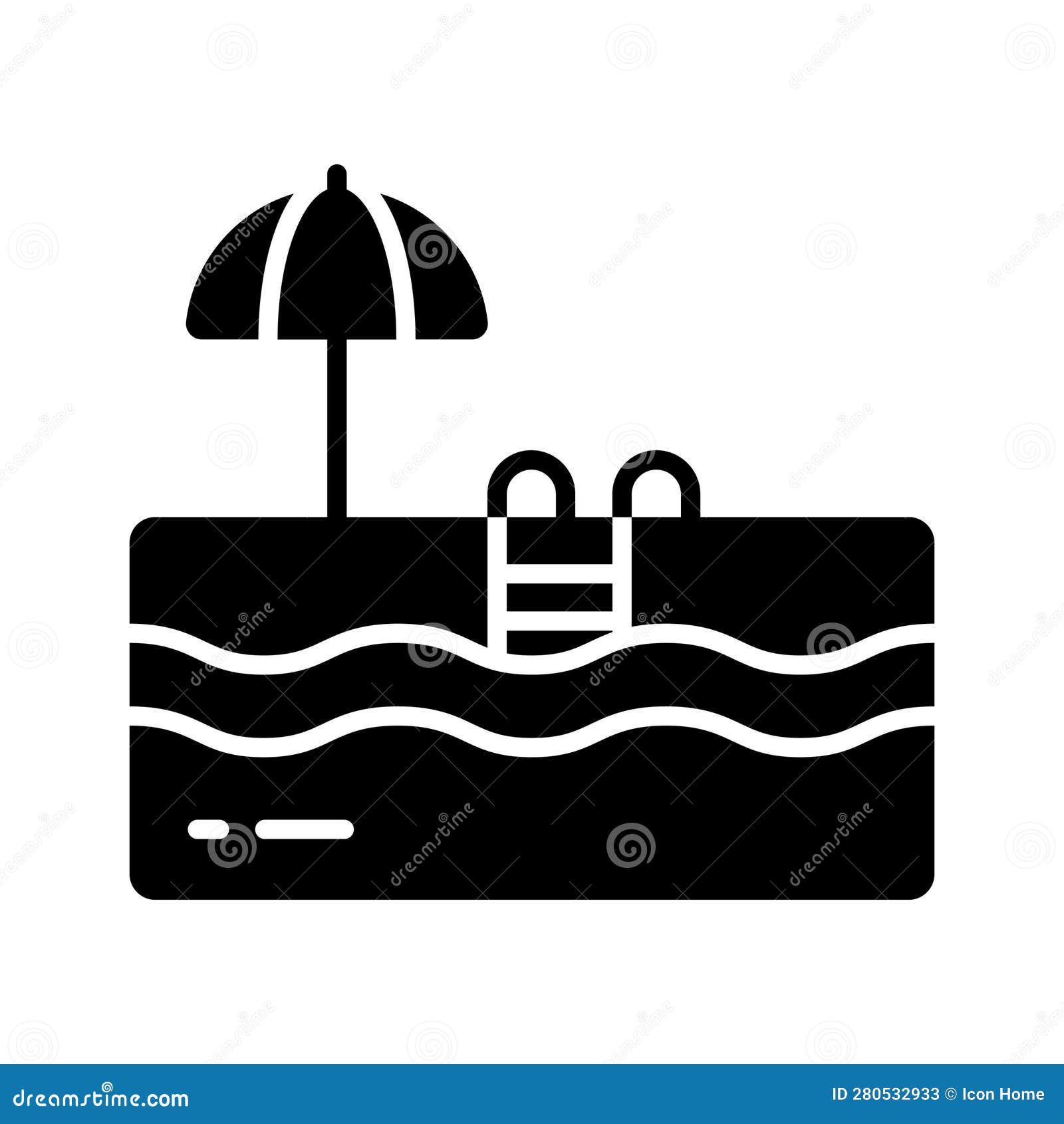 Visually Appealing Vector of Swimming Pool, Editable Lap Pool Concept ...