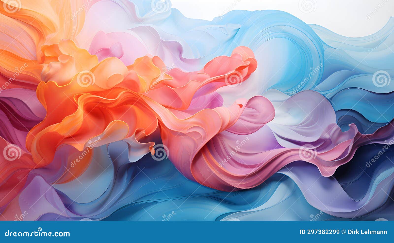 A Visually Captivating Image Showcasing Swirling Watercolor Patterns in ...