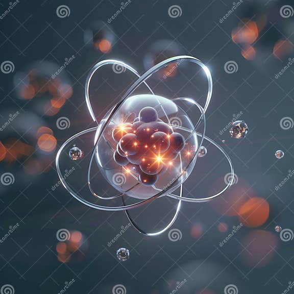 A Visually Captivating Model of an Atom Showcases Glowing Nuclei and ...