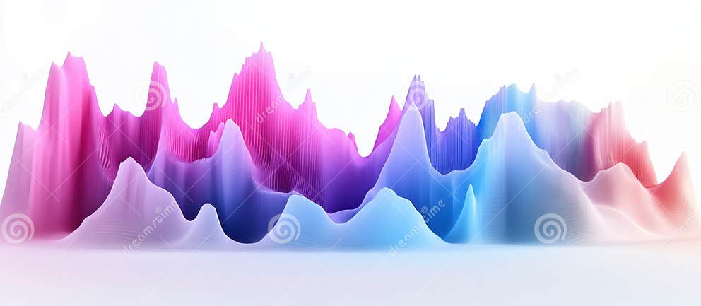 This Visually Engaging 3D Data Chart Presents Moderate Complexity with ...