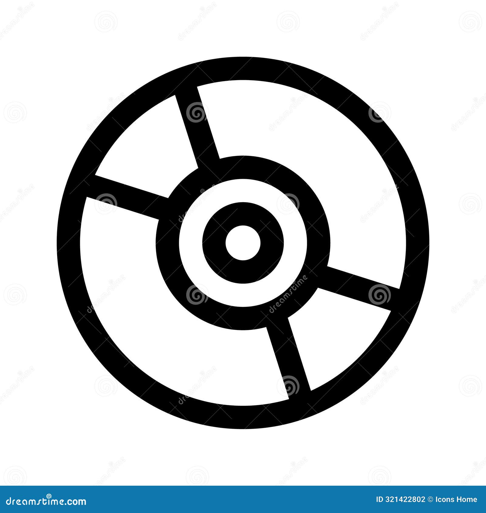 Visually Perfect Compact Disc Vector Design Stock Vector - Illustration ...