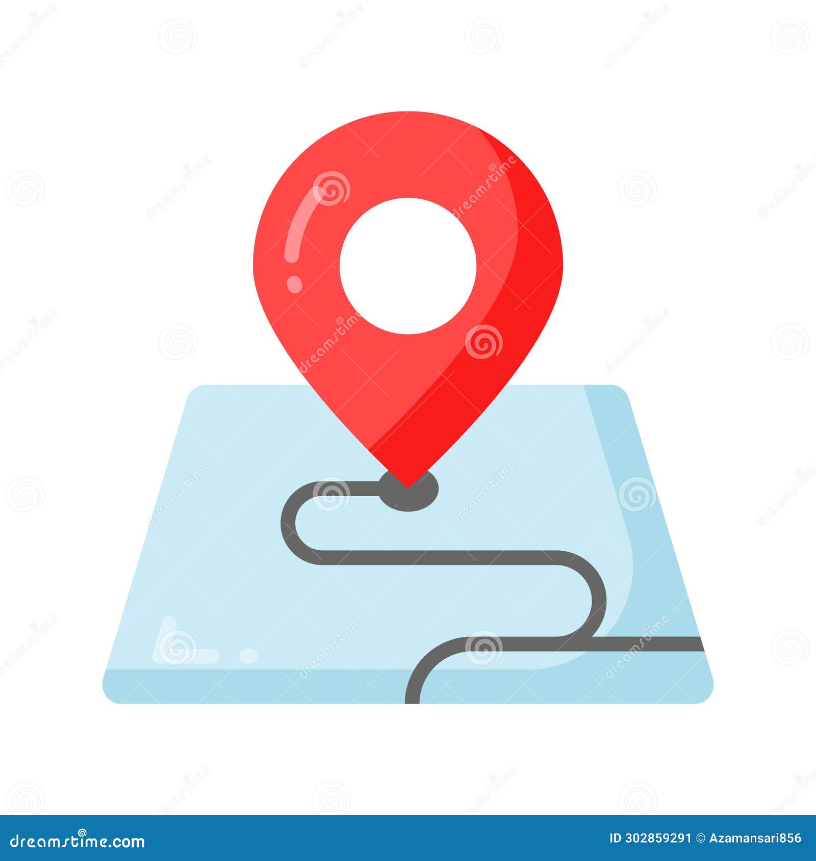 Visually Perfect Icon of Location Map, Editable Vector Stock Vector ...