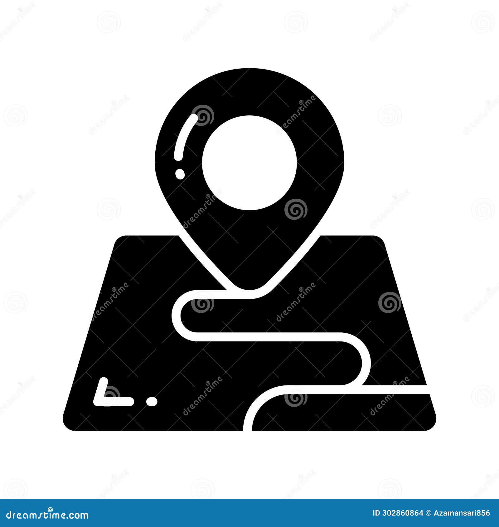 Visually Perfect Icon of Location Map, Editable Vector Stock Vector ...