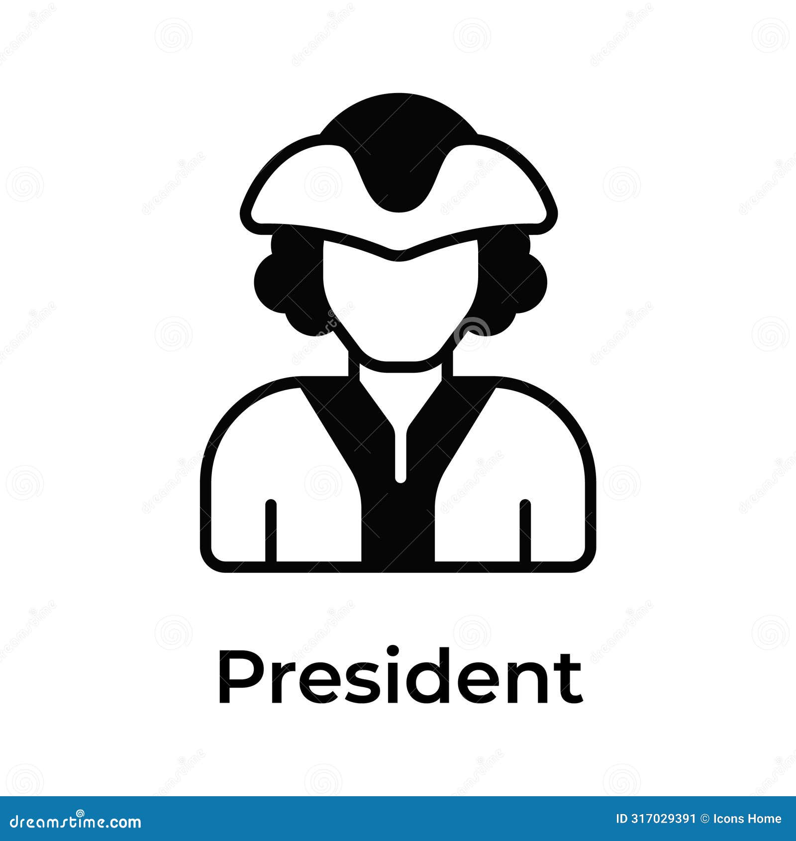 Visually Perfect Icon of President, Ready To Use Vector Stock Vector ...