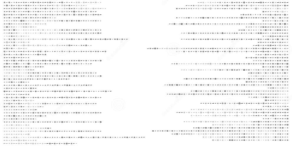 Binary Code Zero One Abstract Matrix White Background With Binary Computer Code Stock