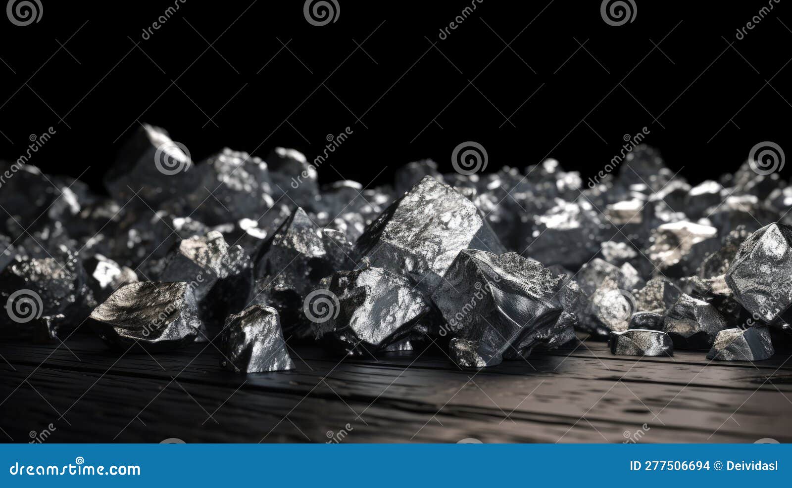 Striking Aluminum Chunk Background with Copy Space, Perfect for Text ...