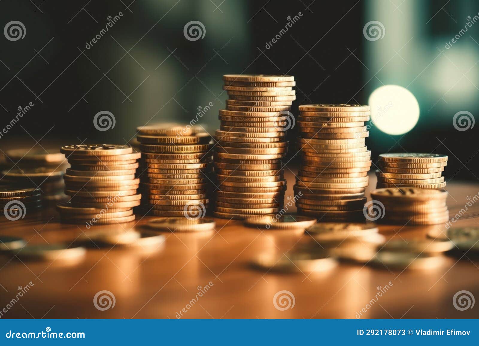 Visually Striking Arrangement of Prosperity, Featuring Stacks upon ...