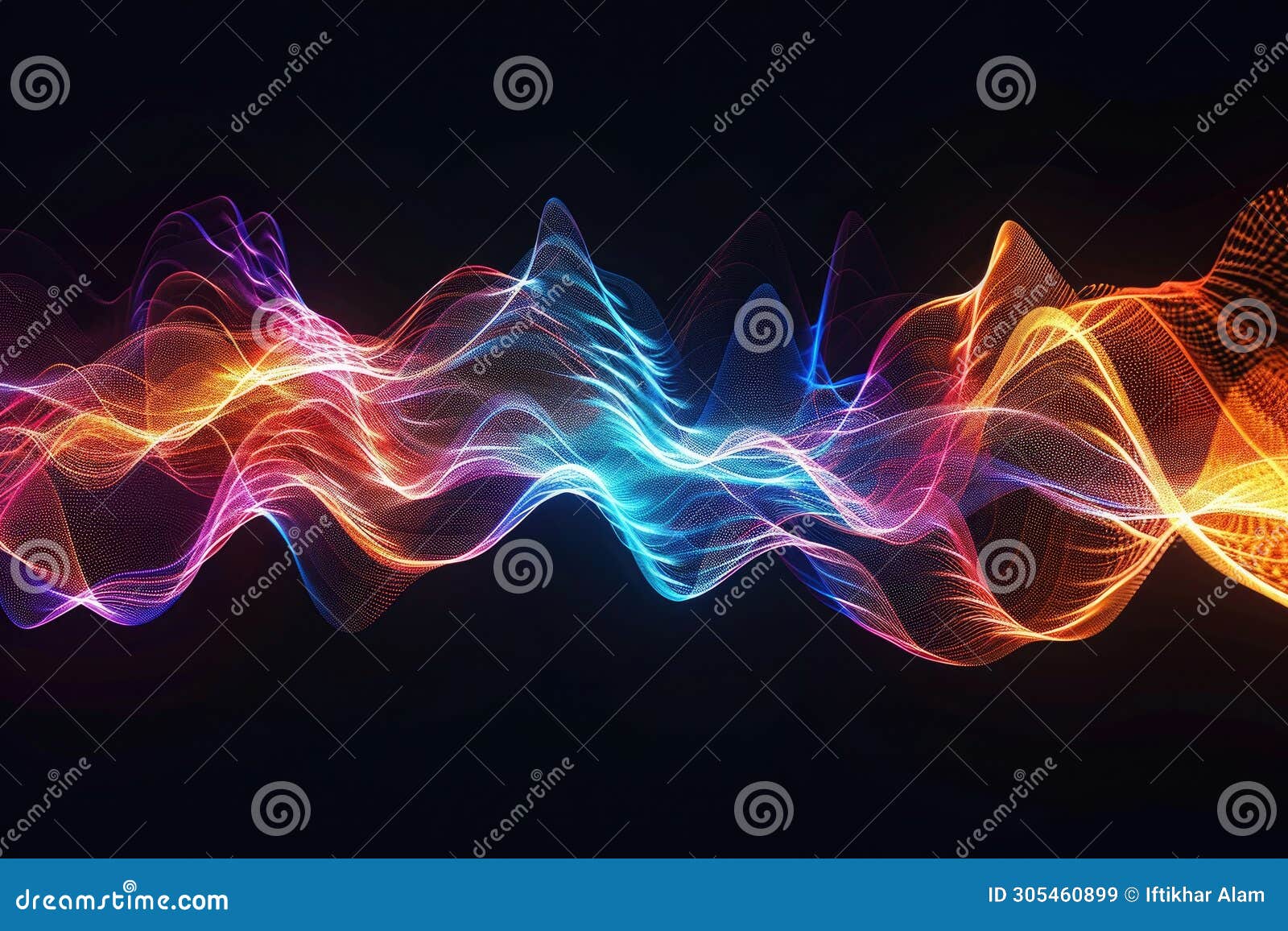 A Visually Striking and Dynamic Wave of Bright, Vibrant Colors ...