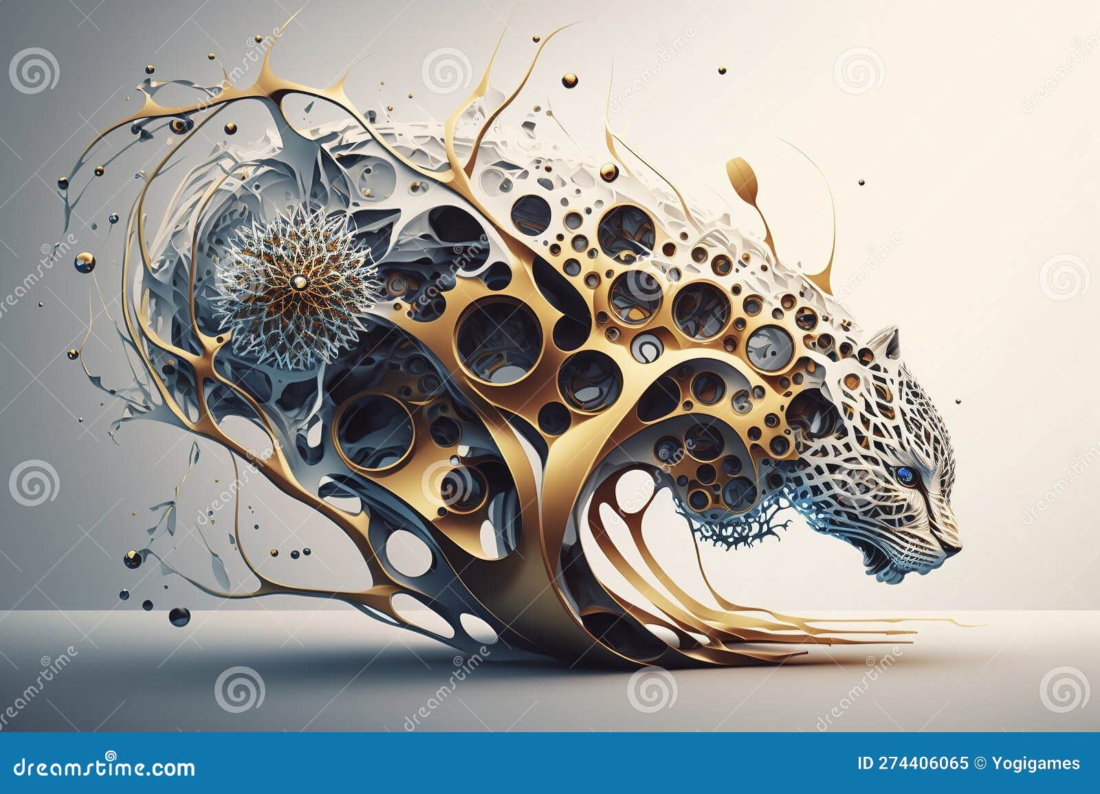 Striking Image that Showcases the Capabilities of AI, Such As a Machine ...