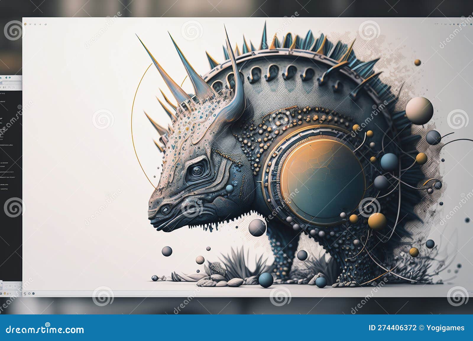 Striking Image that Showcases the Capabilities of AI, Such As a Machine ...