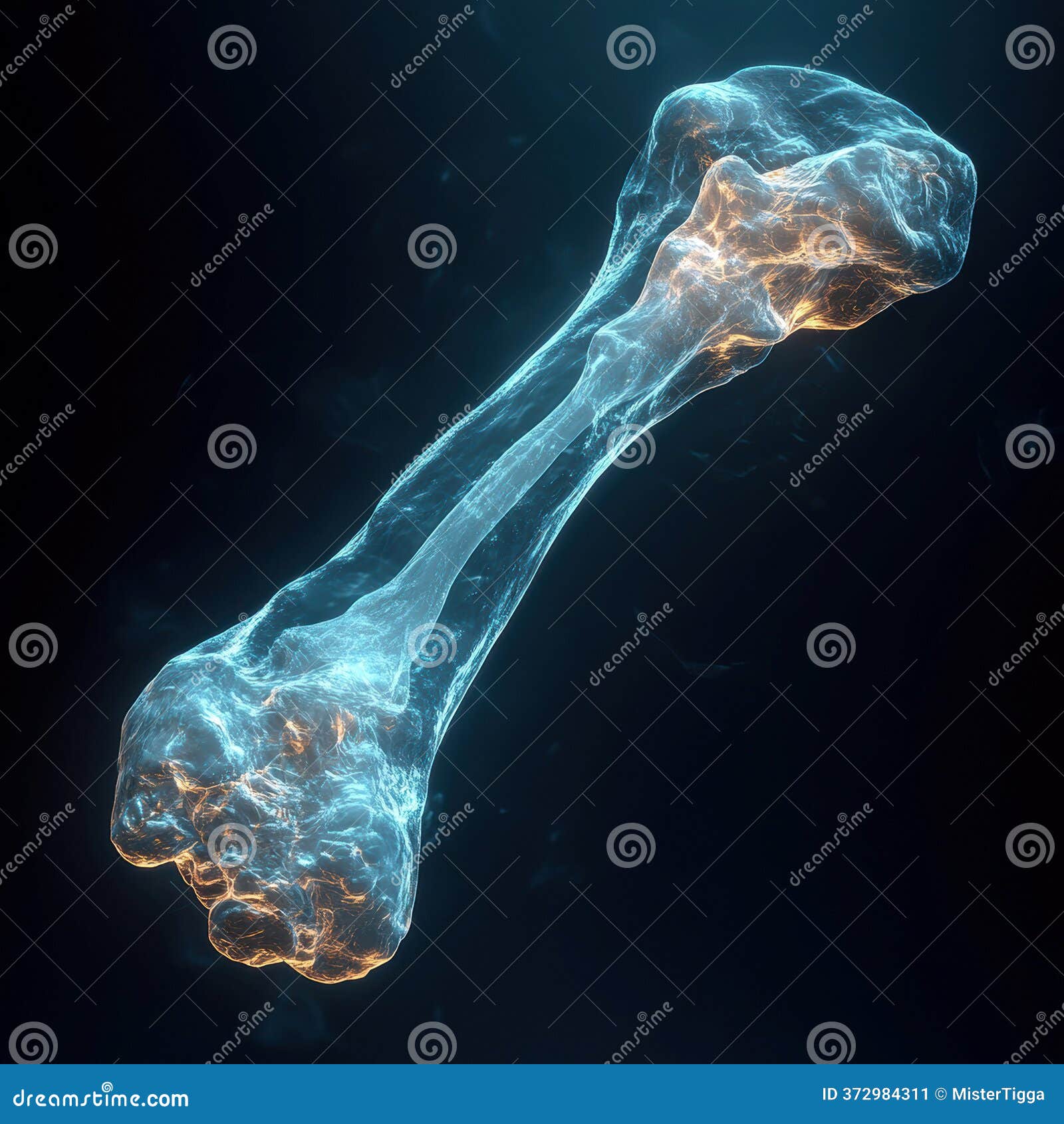 X-ray Femur Bone Fracture After Total Hip Replacement Stock Photography ...