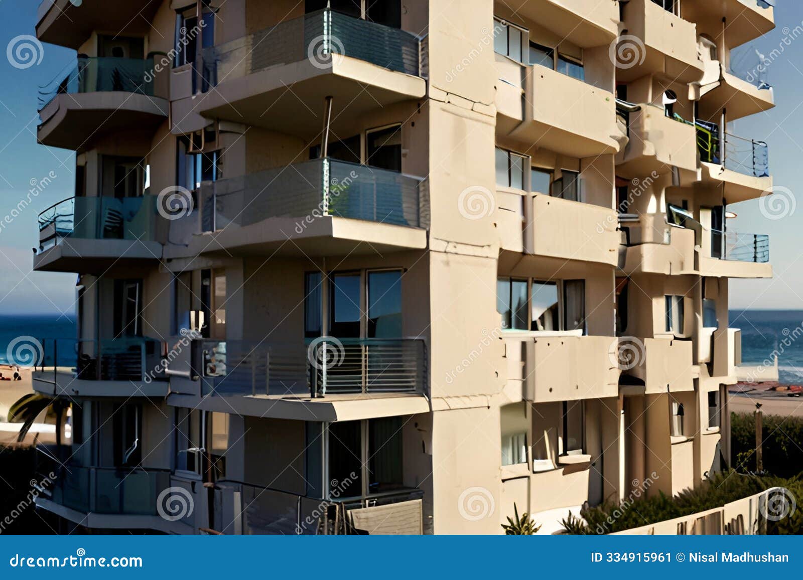 Coastal Circular Haven stock illustration. Illustration of glass ...