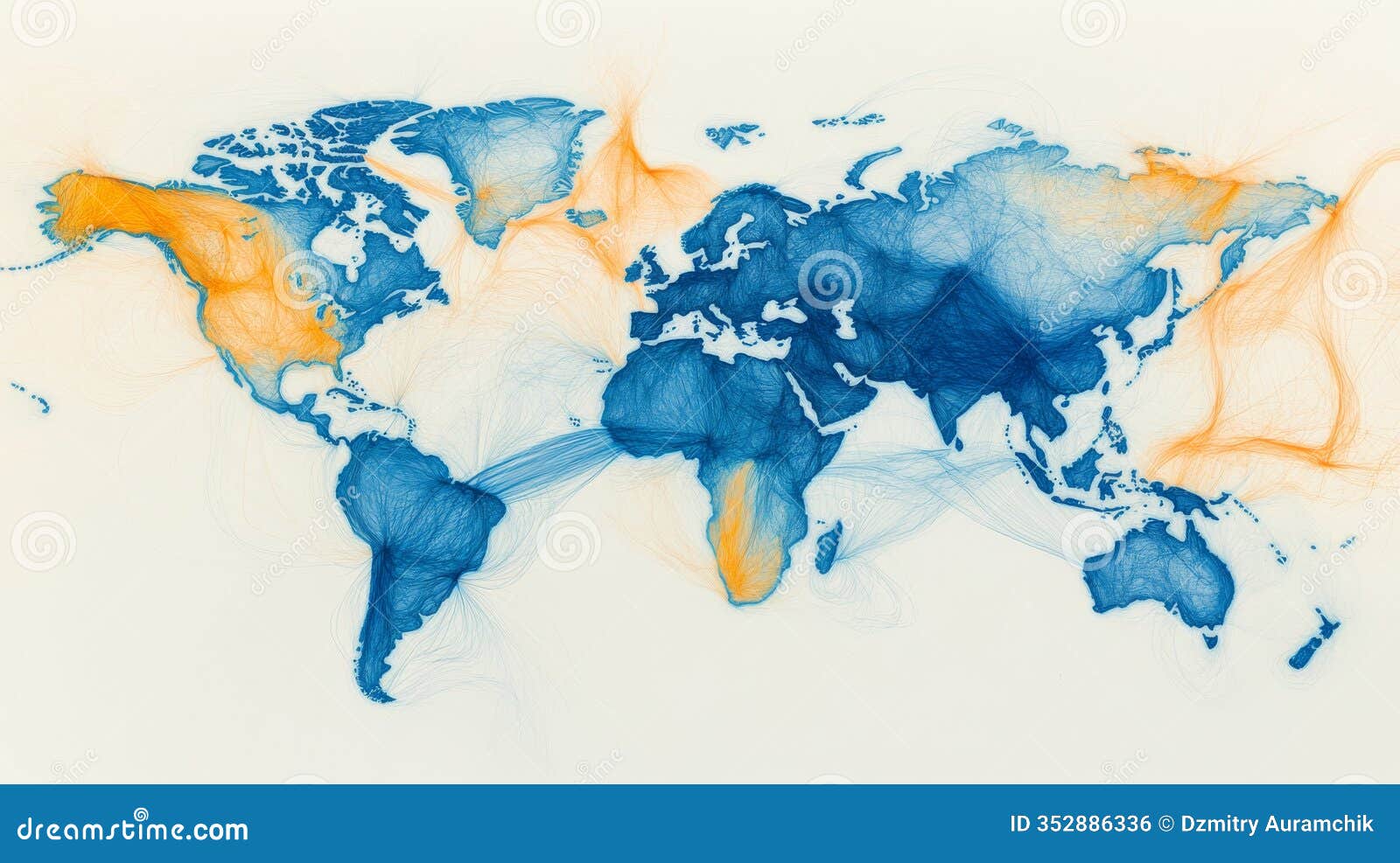 A Visually Striking Infographic Featuring a World Map, Representing ...