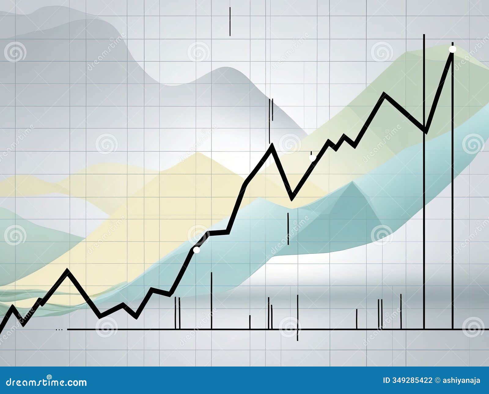 Visually Striking Investment Chart Serves Increasing Trend with ...