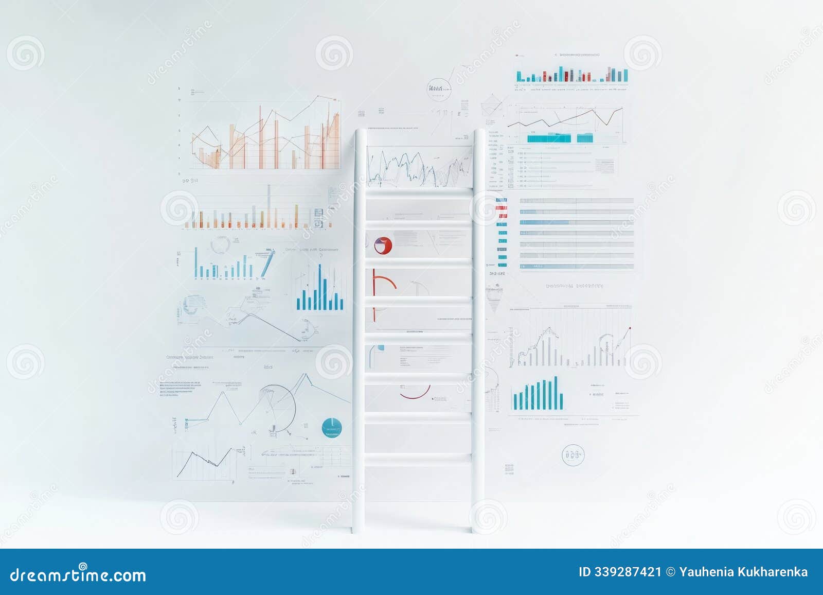 Infographic Ladder Of Growth Royalty-Free Stock Photo | CartoonDealer ...