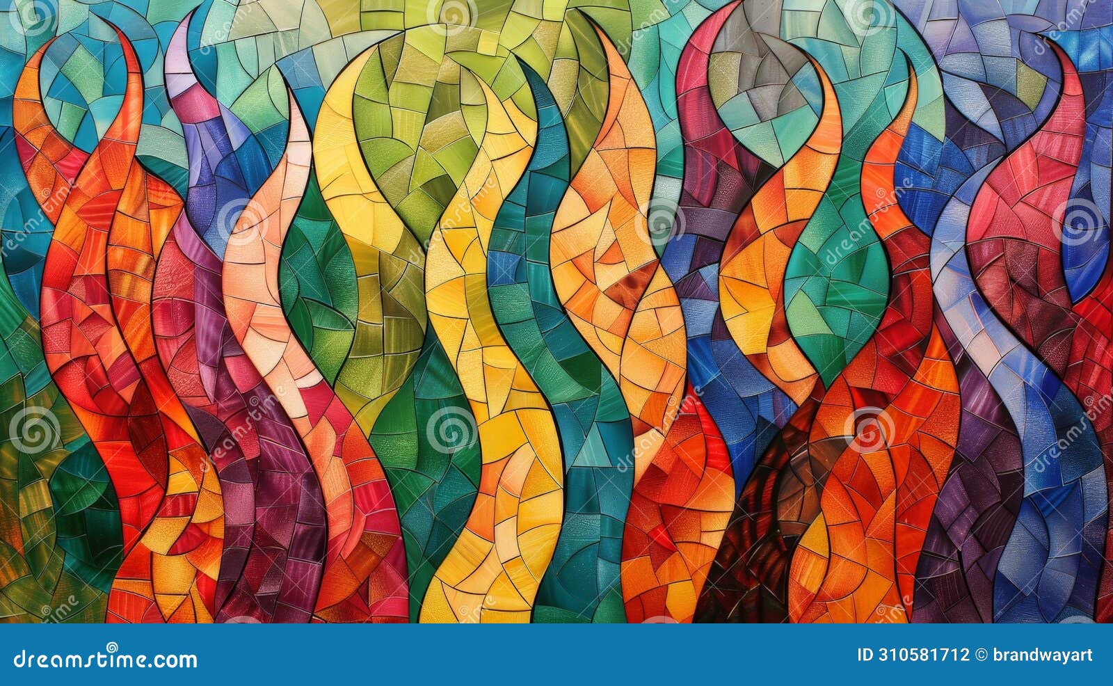 Abstract Shapes Painting stock illustration. Illustration of patterns ...
