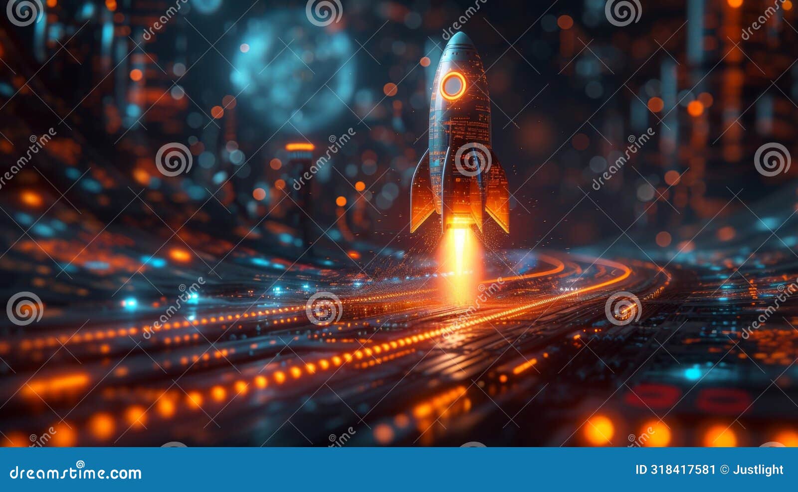 A Visually Striking Progress Bar Chart with an Abstract Representation ...