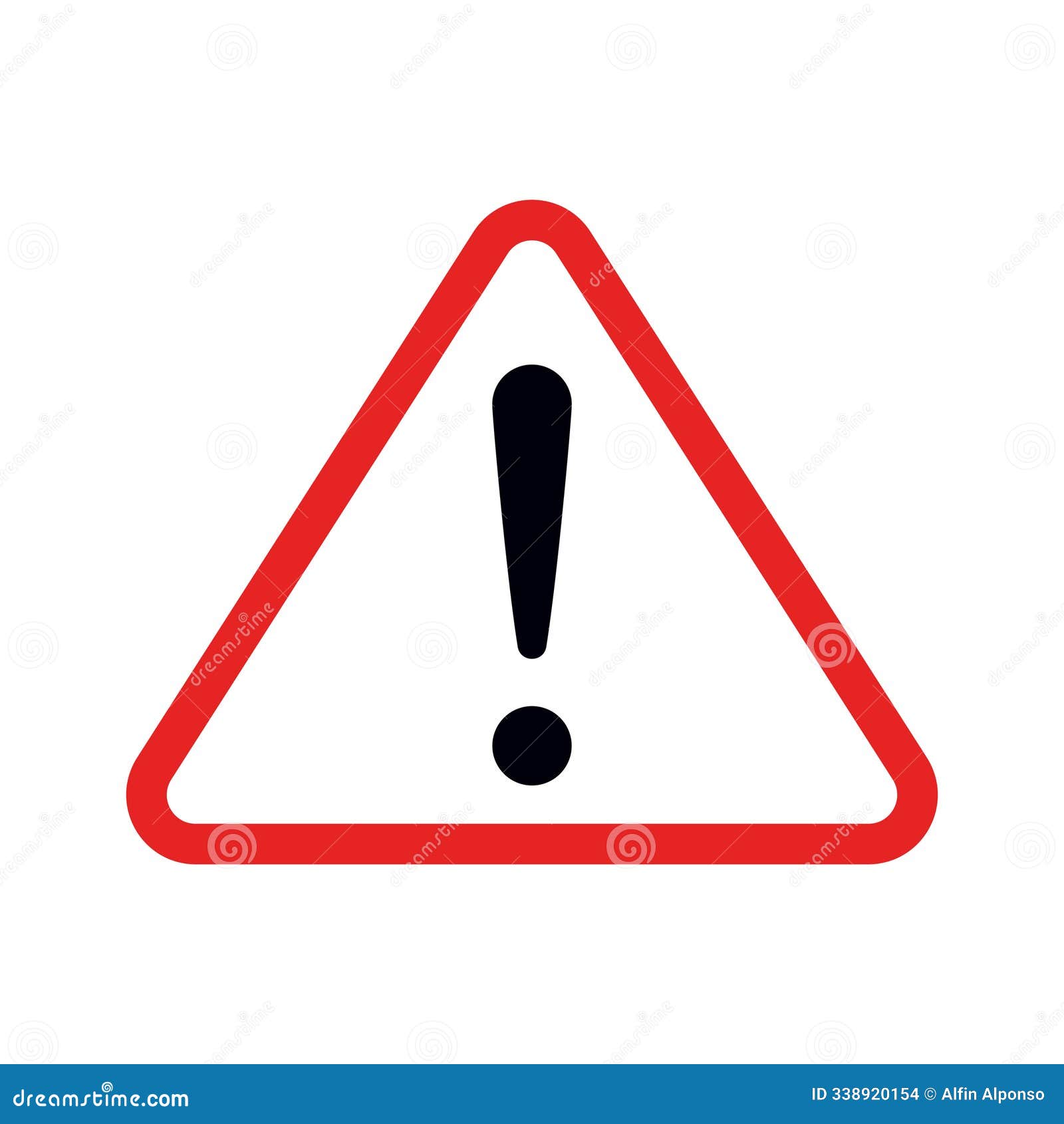 Vector Warning Sign Design Illustration Stock Vector - Illustration of ...