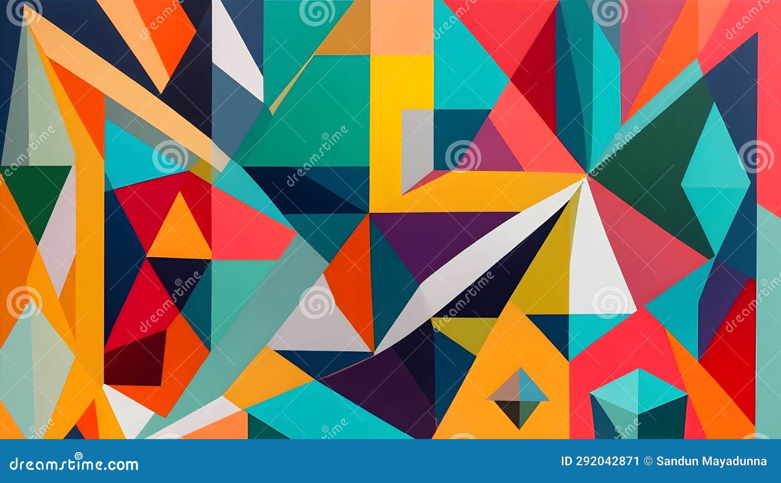 Dynamic Abstract Artwork Inspired by Geometric Patterns Stock ...
