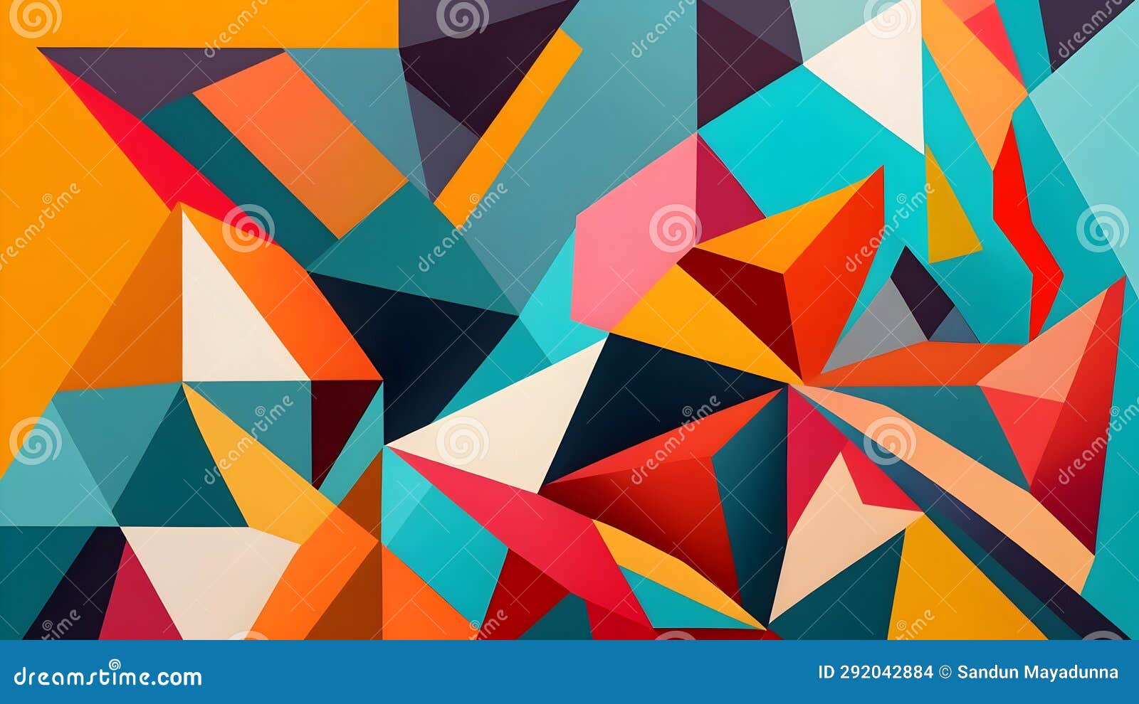 Dynamic Abstract Artwork Inspired by Geometric Patterns Stock ...
