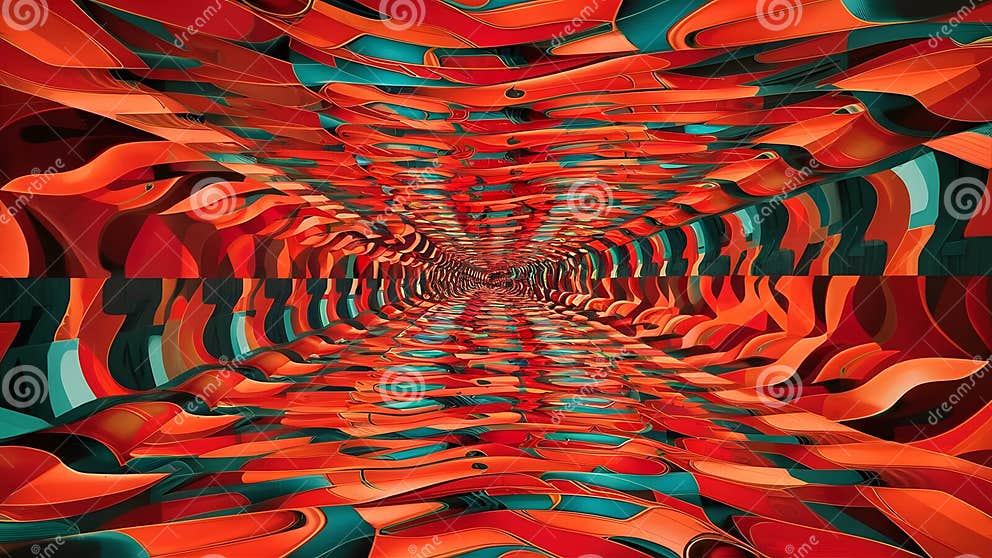 A Visually Stunning Optical Illusion. Hypnotic Abstract Pattern with ...